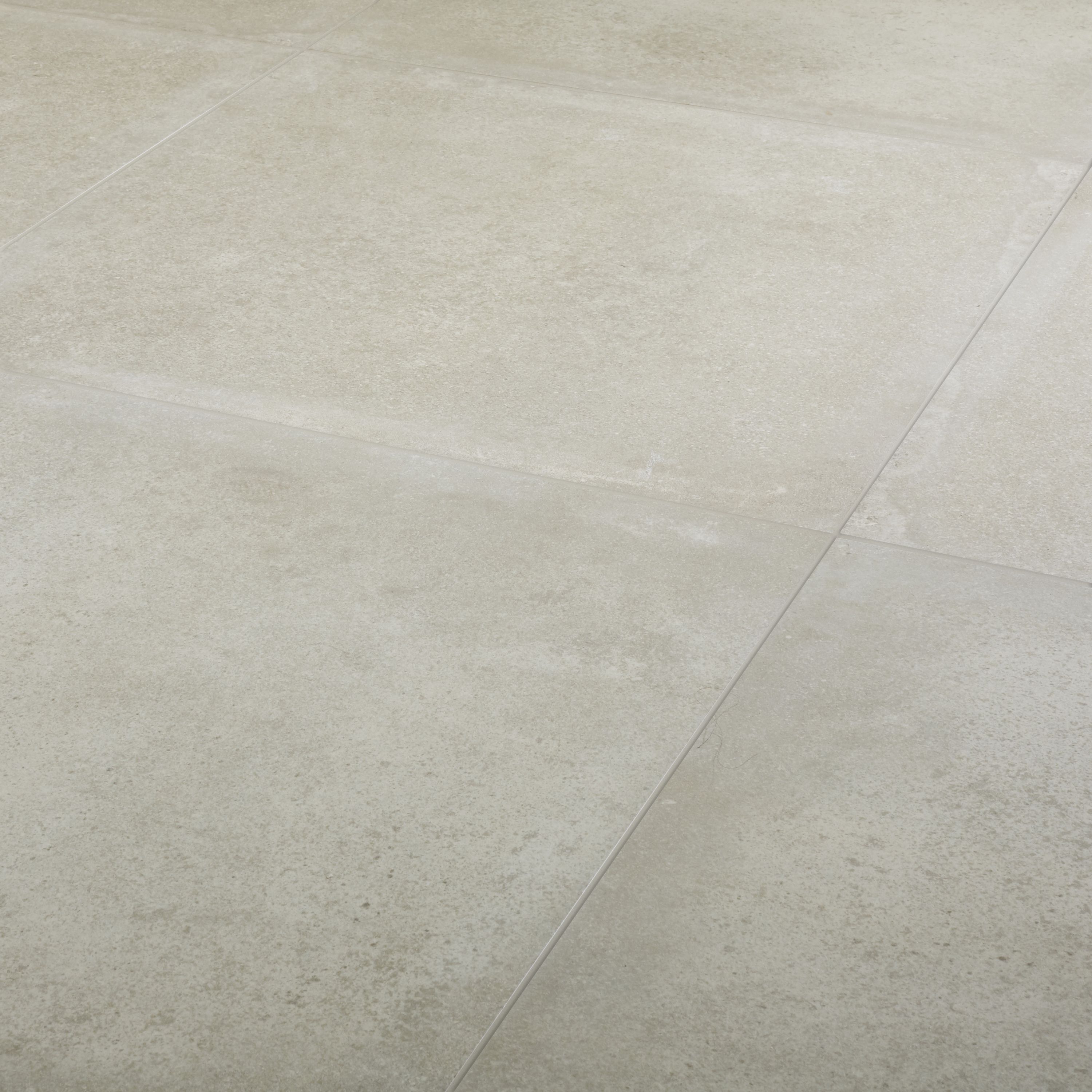 Colours Kontainer Greige Matt Concrete effect Porcelain Wall & floor ...
