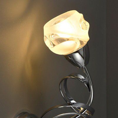 Colours Leonice Chrome effect LED Wall light | DIY at B&Q