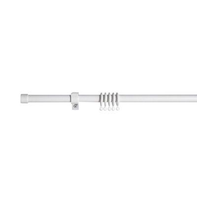 White Extendable Curtain Pole | Homeminimalisite.com