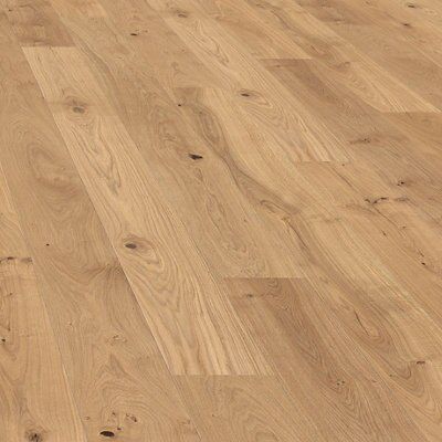 Colours Monito Natural Oak effect Real wood top layer flooring, 1.58m² ...