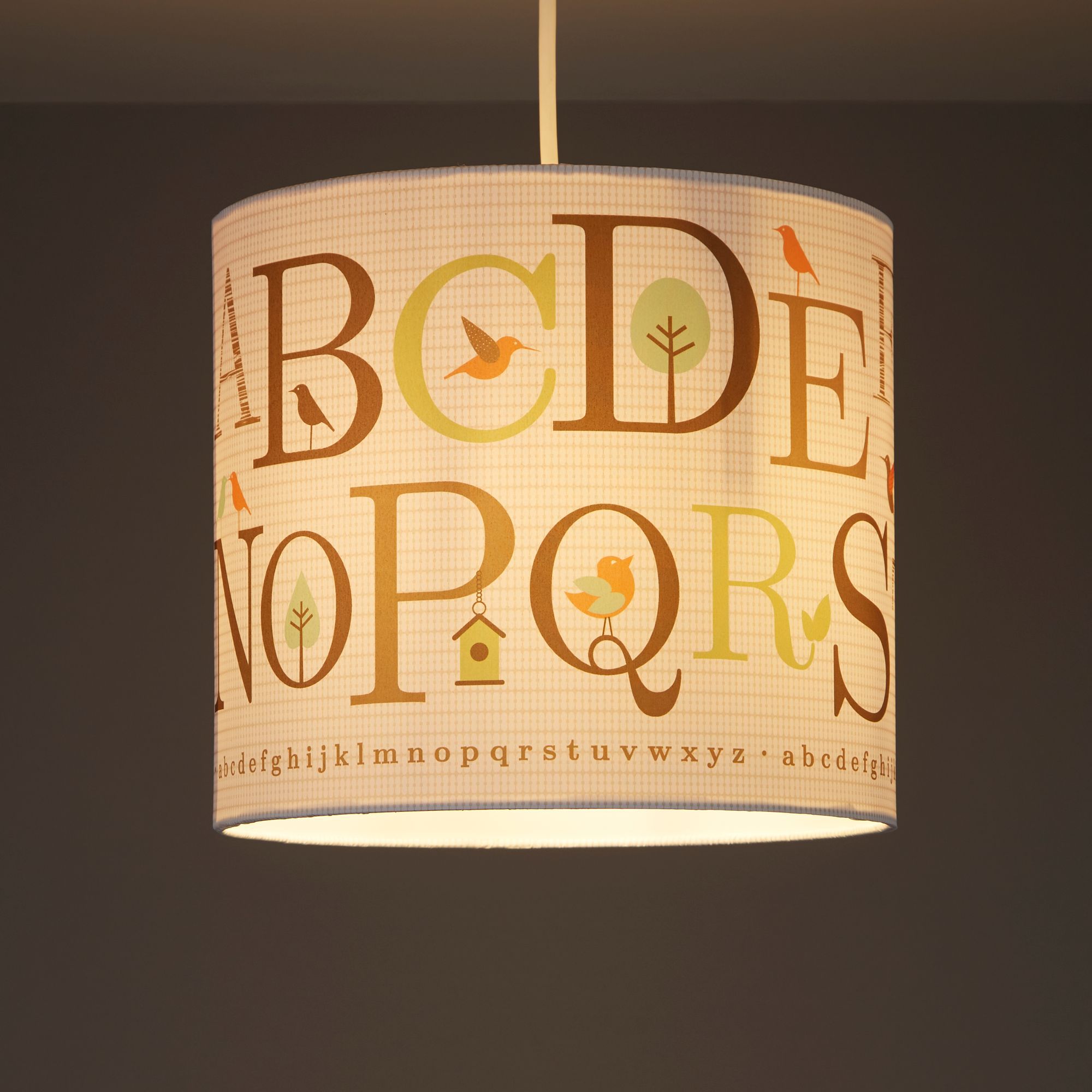 Colours Multicolour Alphabet Light shade (D)25cm | DIY at B&Q