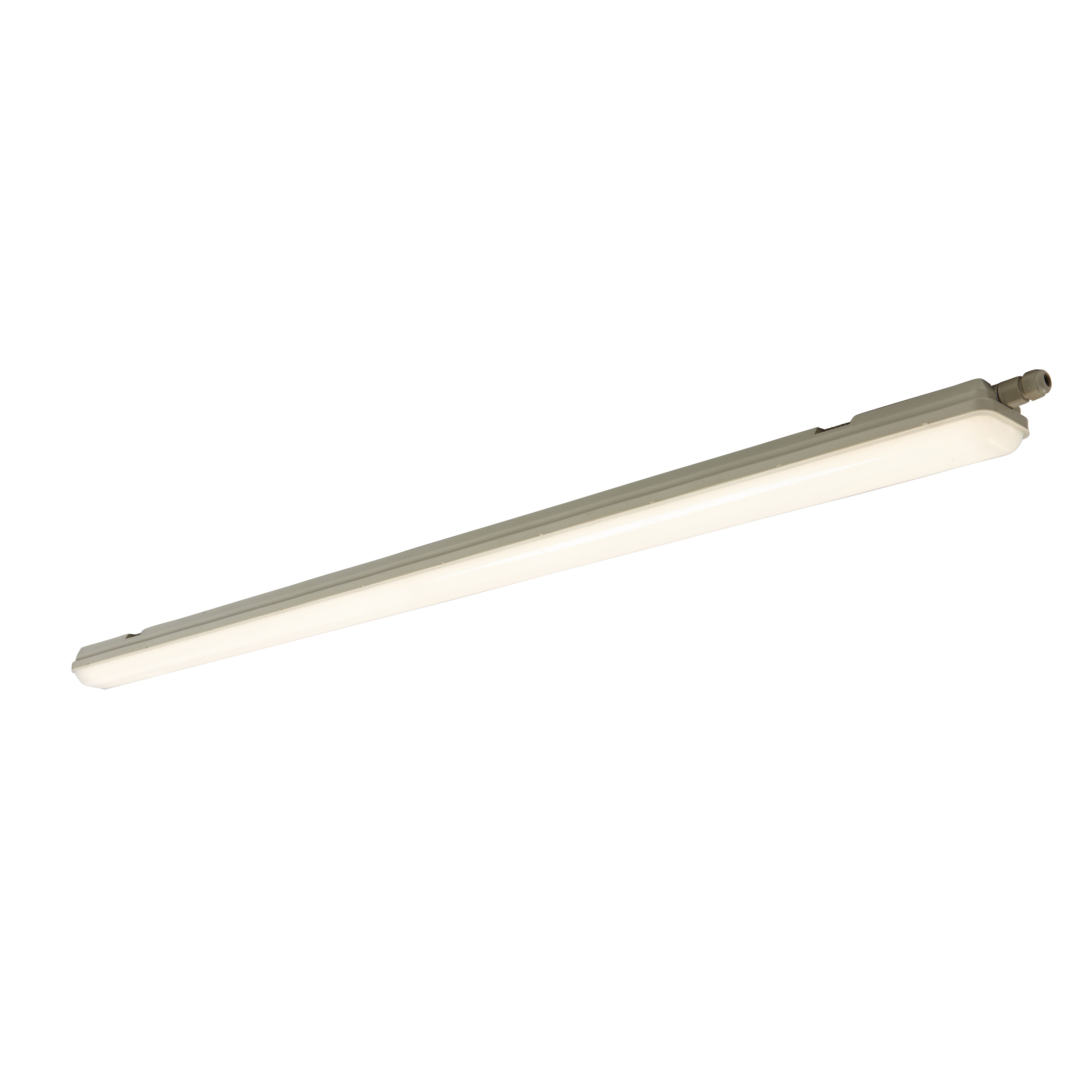 Colours Neche Grey LED Batten strip light 60W 5600lm (L)1.52m | DIY at B&Q