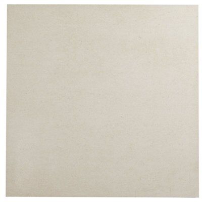 Colours Olimpiade Cream Concrete effect Porcelain Indoor Floor Tile ...