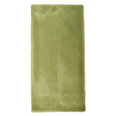 Colours Padstow Olive Gloss Ceramic Indoor Wall Tile, Pack of 44, (L ...