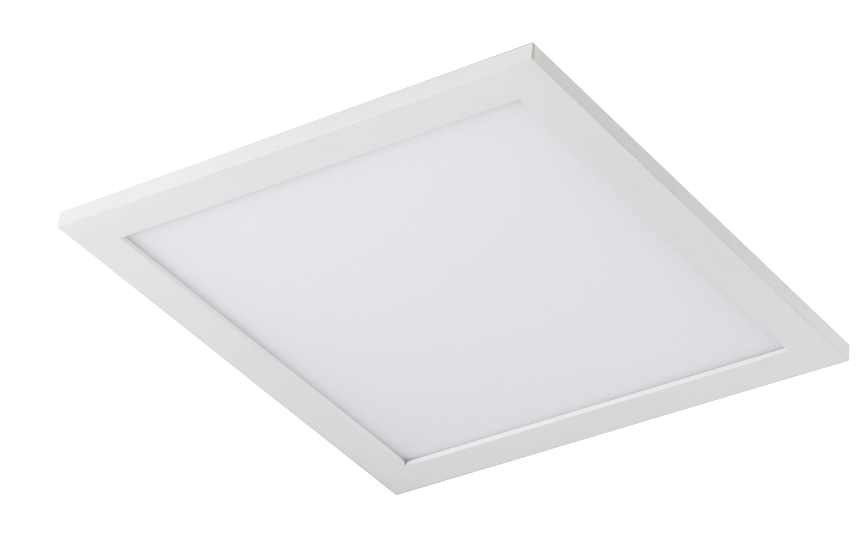 Colours Pictor White Square Neutral white LED Light panel (L)300mm ...