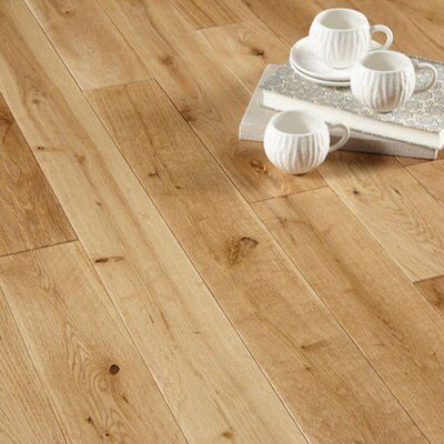 Colours Rondo Natural Oak Solid wood flooring, 1.3m² | DIY at B&Q
