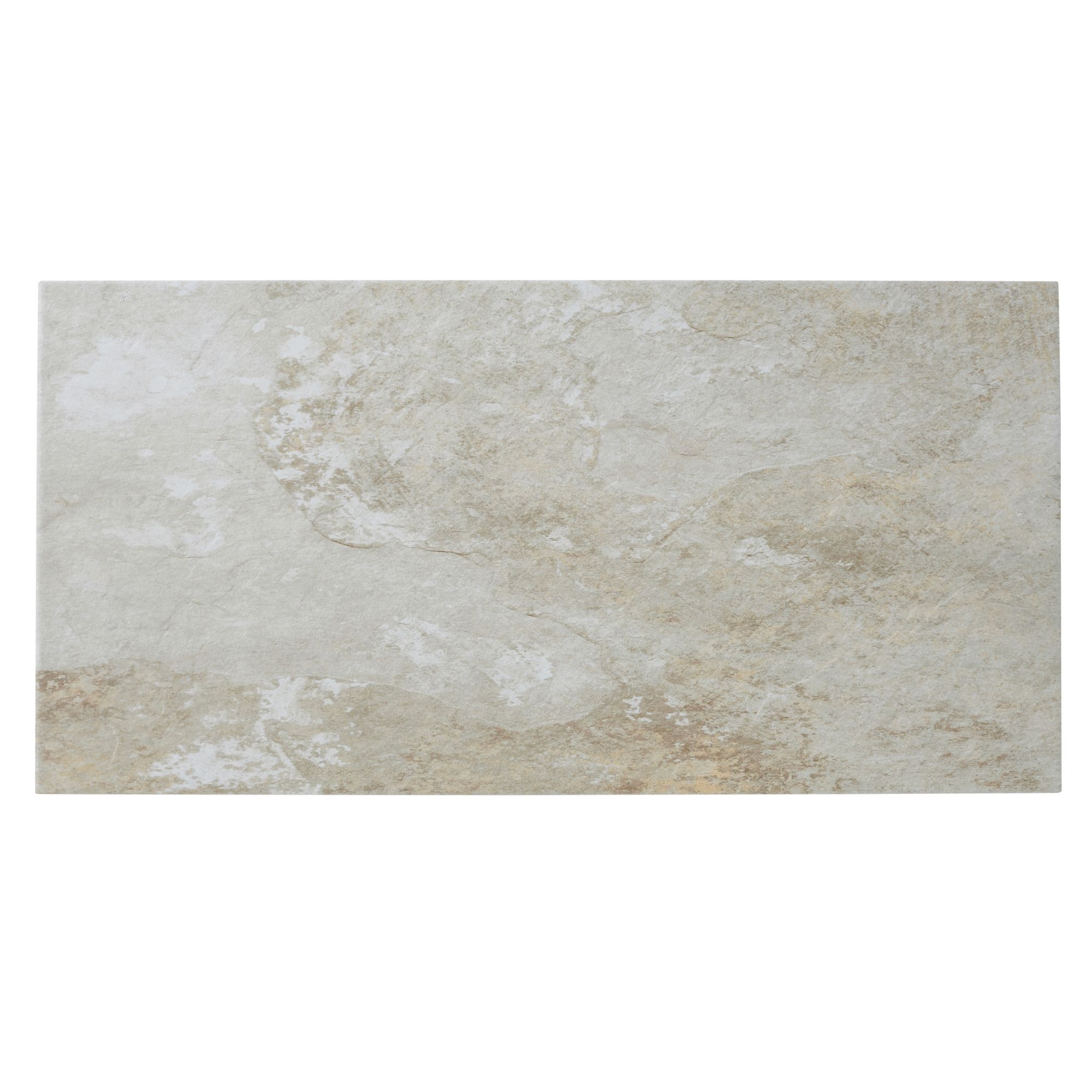 Colours Shaded slate Beige Matt Stone effect Porcelain Wall & floor ...