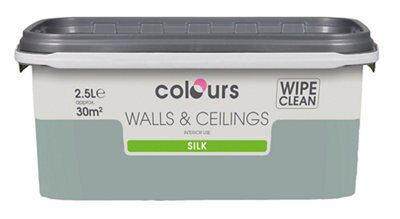 COLOURS STANDARD SILK EMULSION | DIY at B&Q