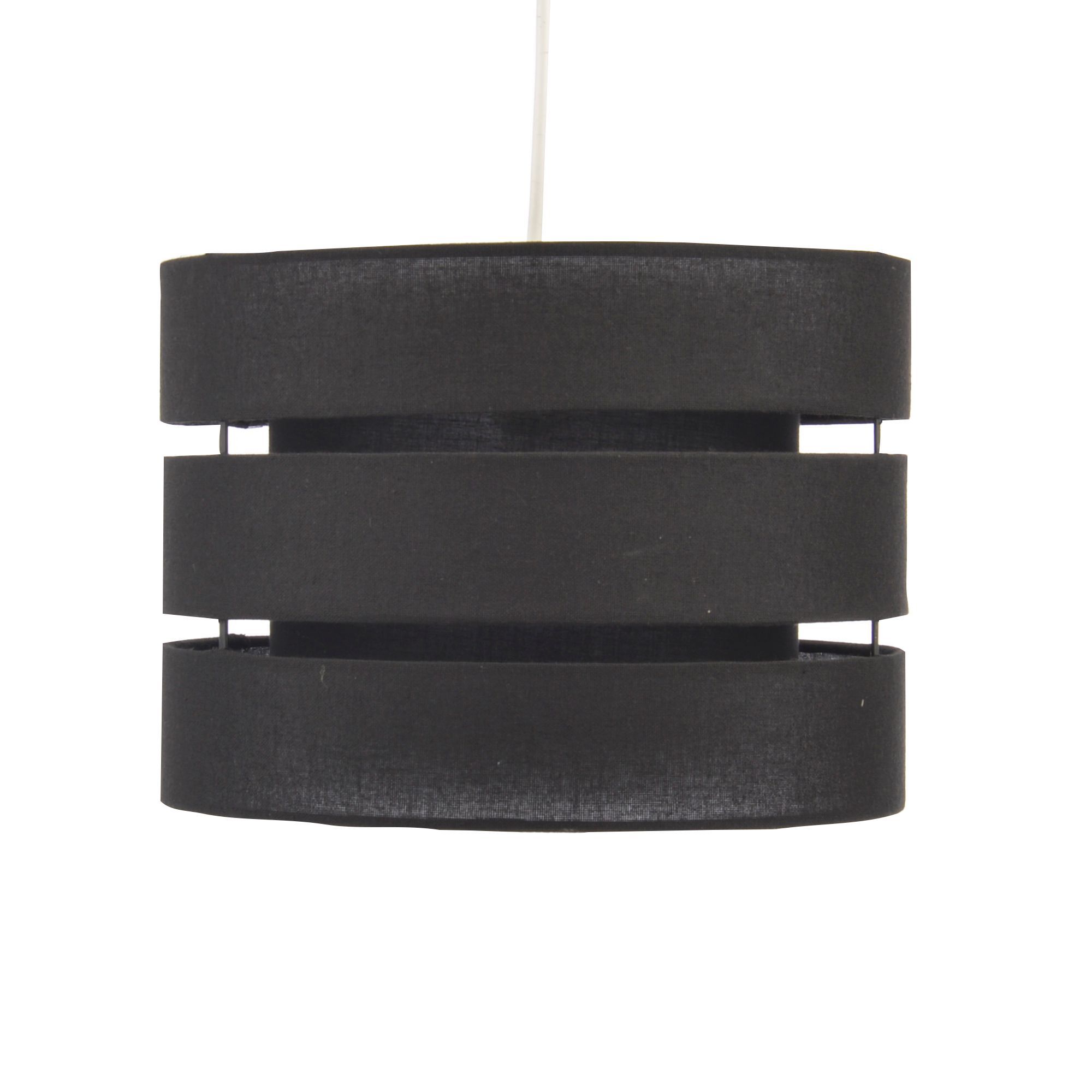 Colours Trio Black 3 tier Light shade (D)28cm | DIY at B&Q