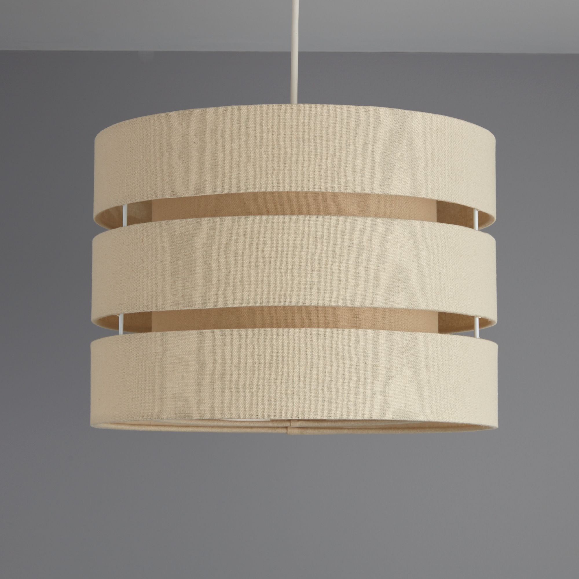 Colours Trio Cream 3 tier Light shade (D)350mm | DIY at B&Q