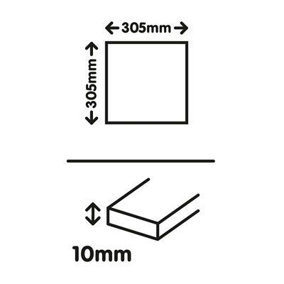 Colours Tumbled Light beige Matt Stone effect Wall & floor Tile Sample
