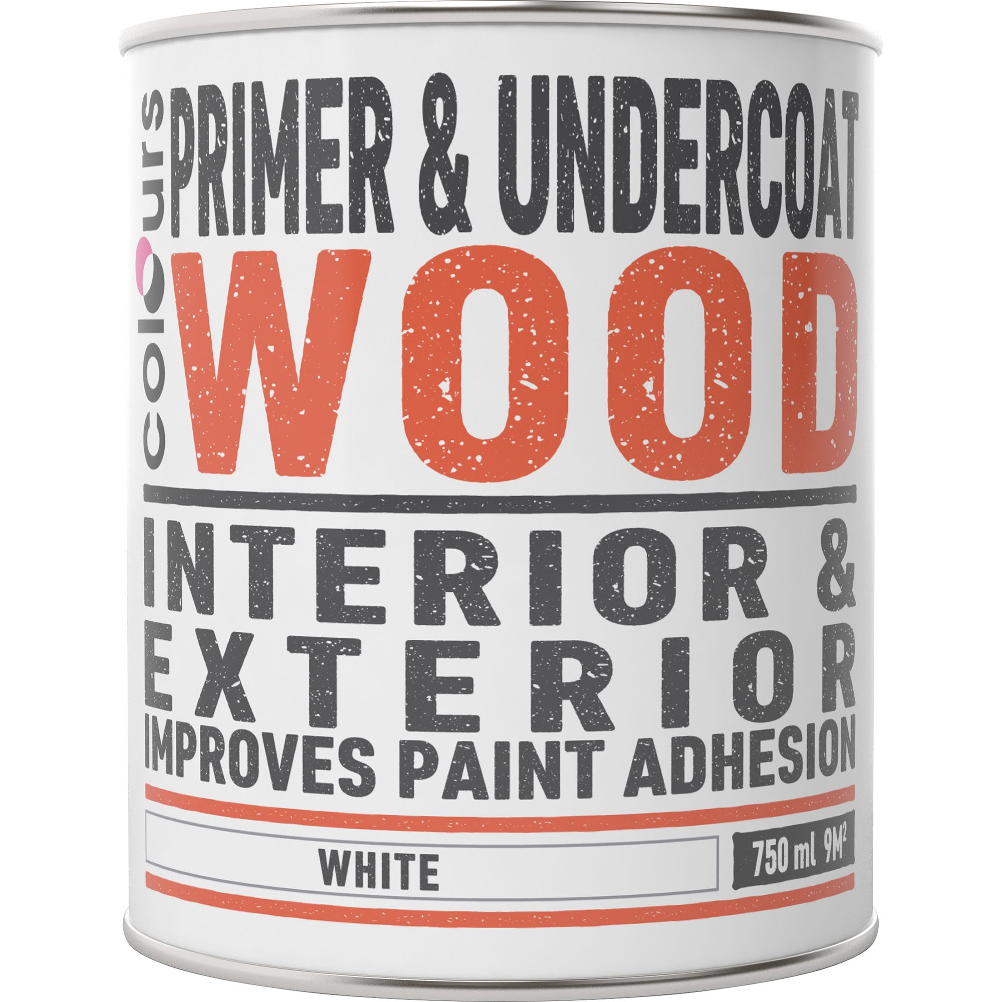 Colours Wood White Wood Primer & undercoat, 750ml