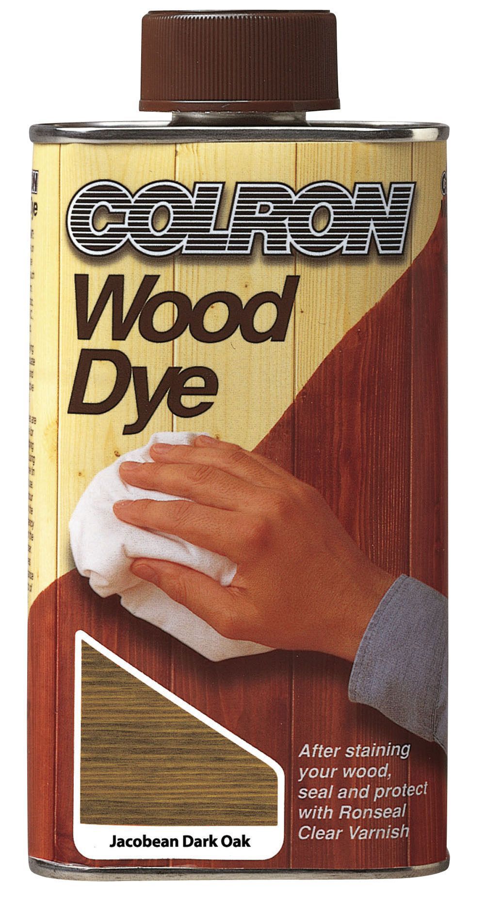 Colron Jacobean dark oak Satin Wood stain, 250ml | DIY at B&Q