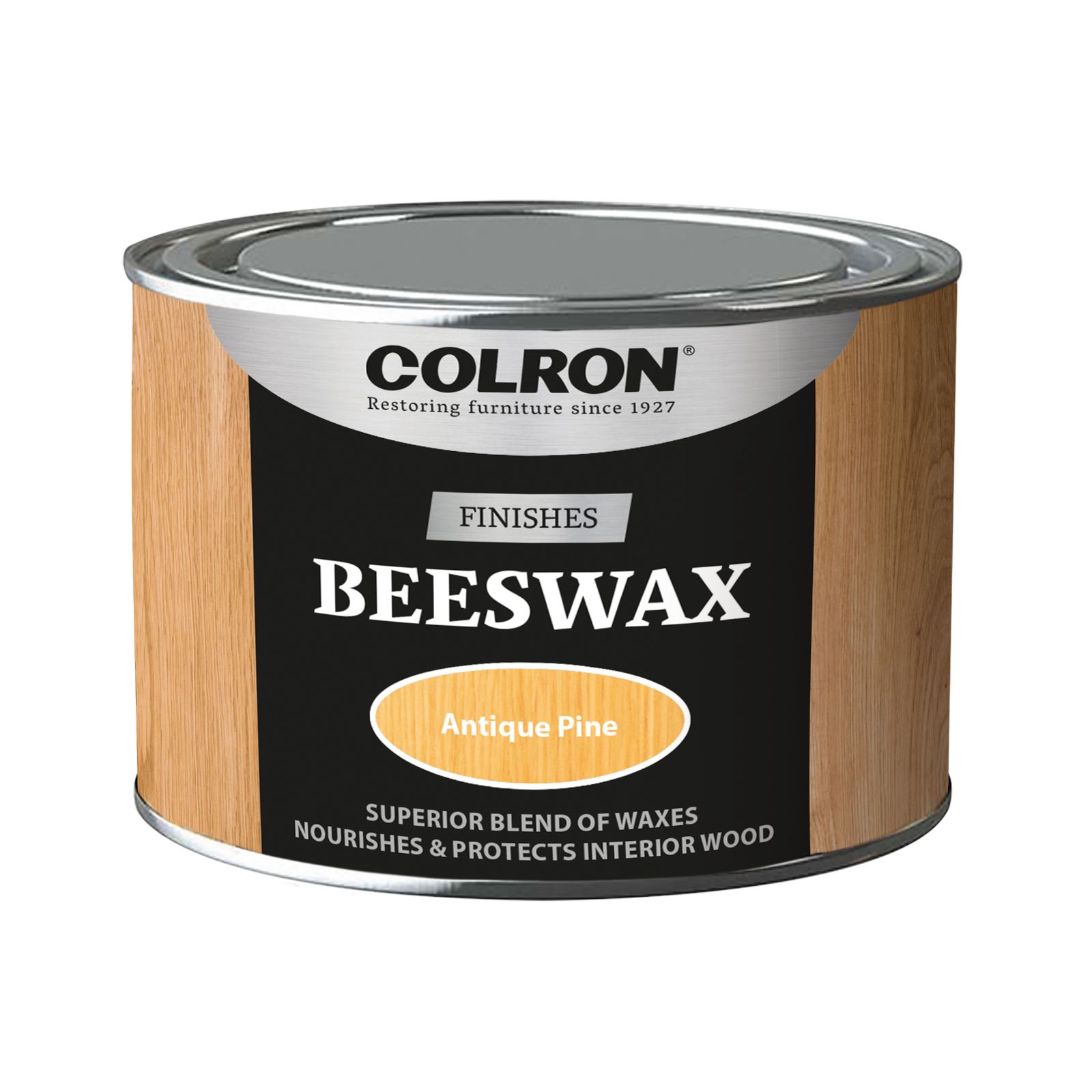 Colron Refined Antique pine Matt Furniture Wax Beeswax, 0.4L