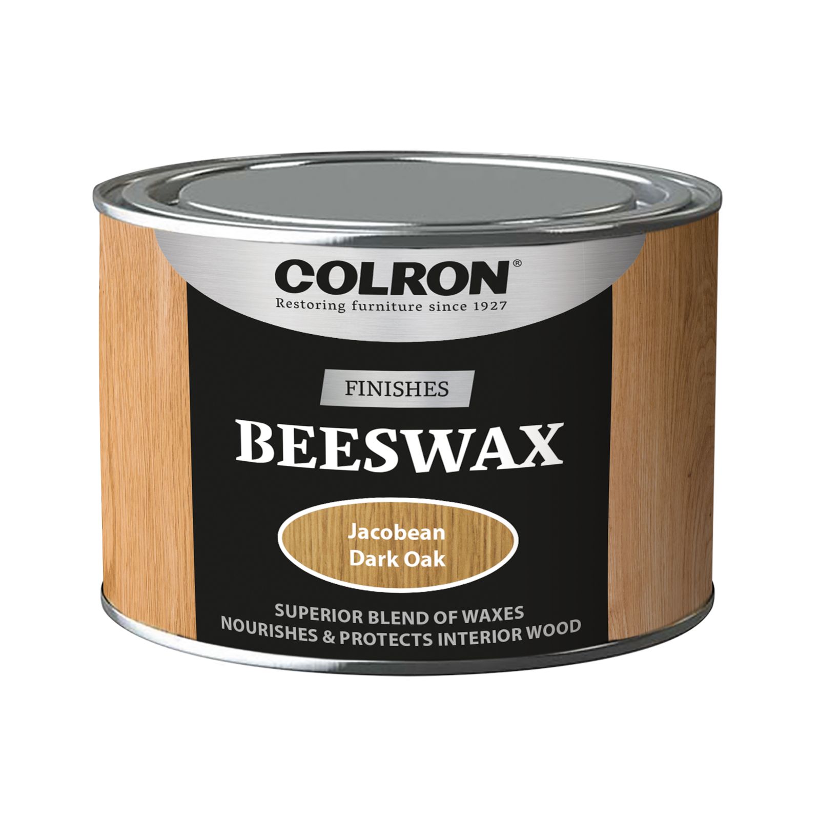Colron Refined Jacobean dark oak Matt Furniture Wax Beeswax, 0.4L