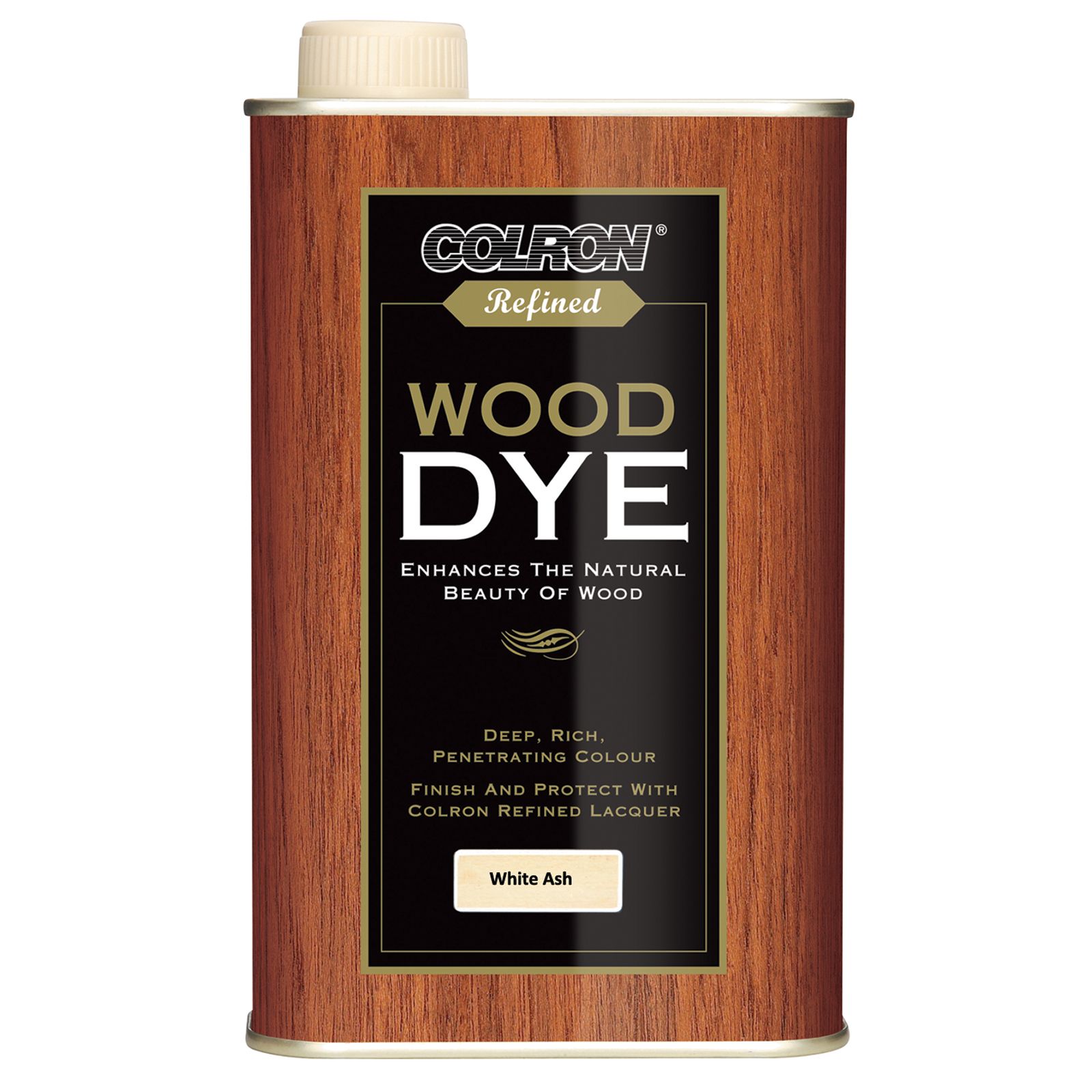 Colron Refined White ash Matt Furniture Wood dye, 250ml