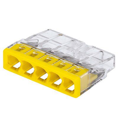 COMPACT 5 WAY PUSH WIRE CONNECTOR PK100