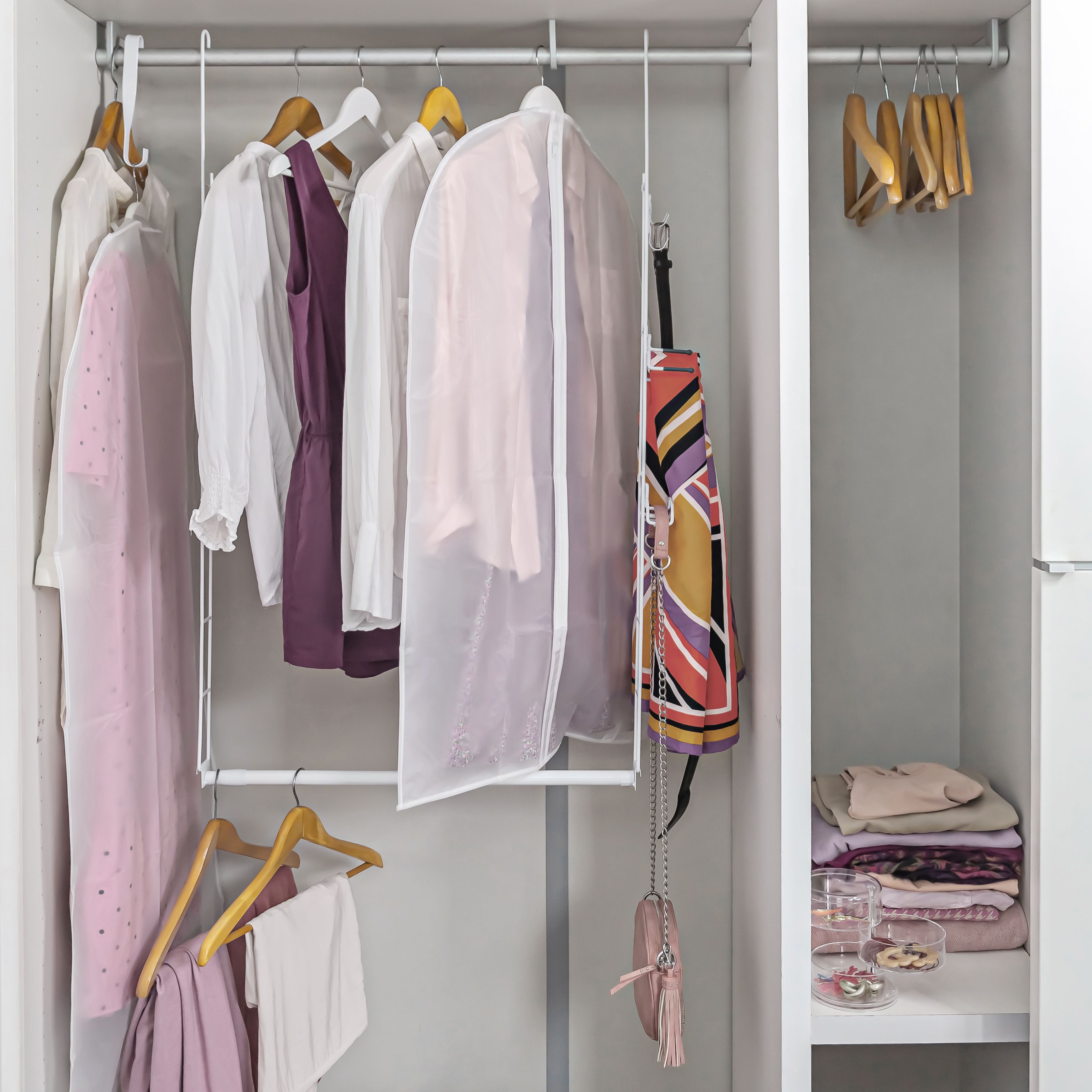 Compactor Transparent Suit Garment bag