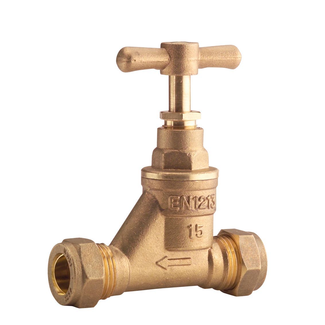 Compression Stop cock | DIY at B&Q