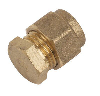 Conex Brass Stop end