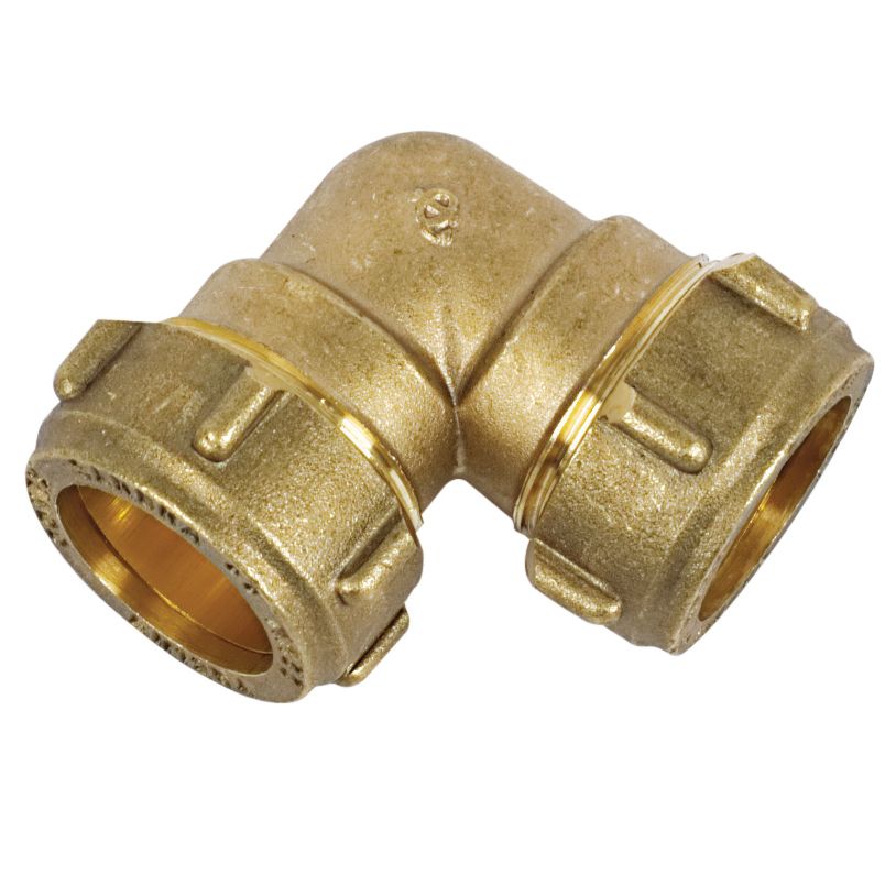 Conex Pipe elbow (Dia)22mm, Pack of 10 | DIY at B&Q