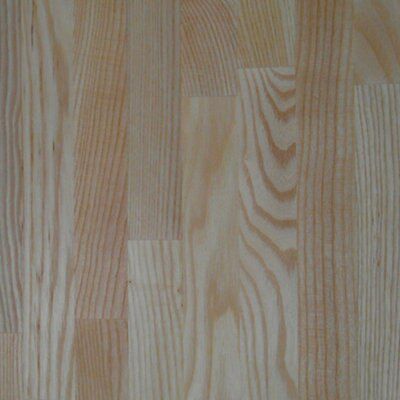Cooke & Lewis 40mm Black Solid ash Square edge Kitchen Breakfront ...
