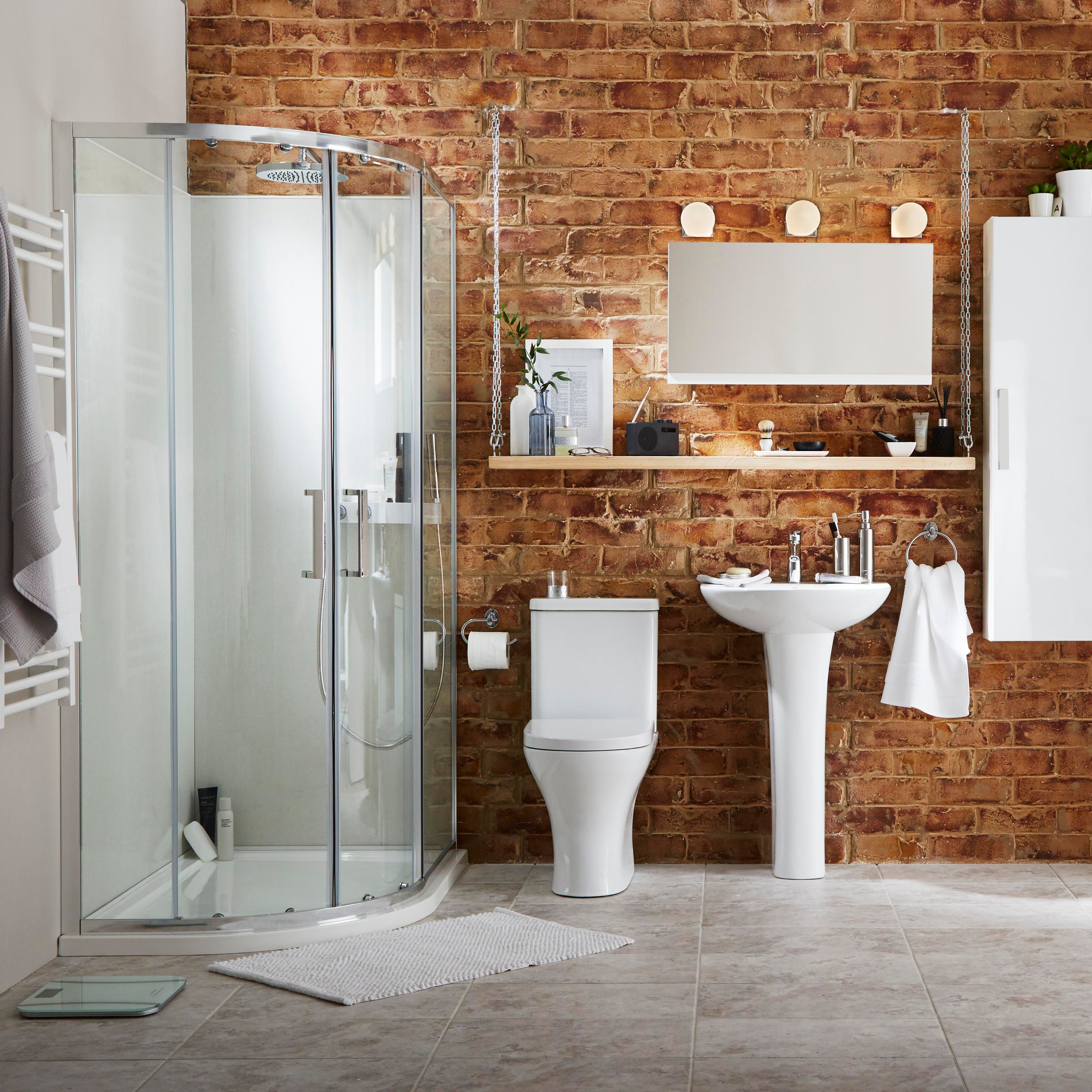 Cooke & Lewis Angelica White Close-coupled Toilet with Soft close seat
