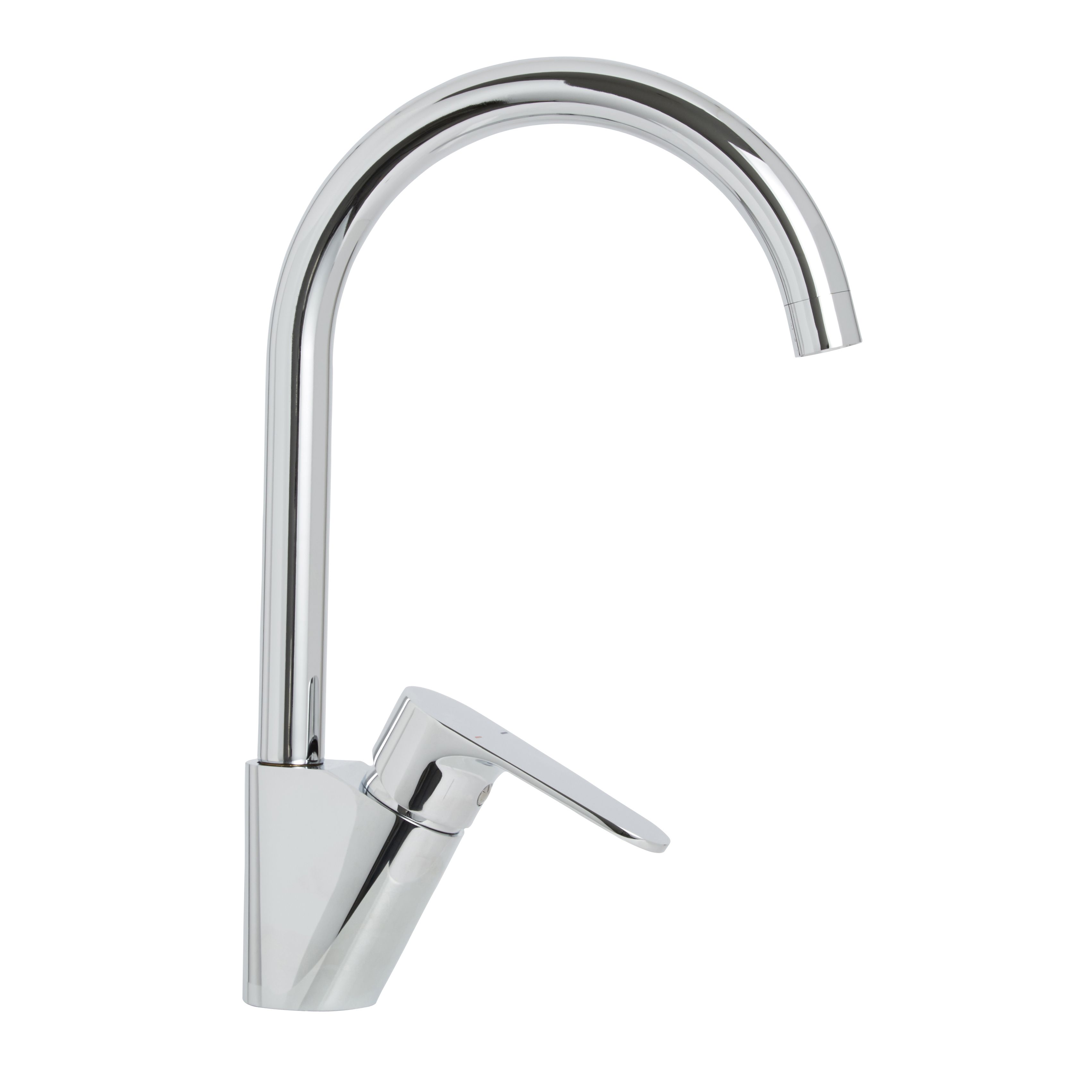 Cooke & Lewis Aruvi Chrome effect Kitchen Monobloc Tap | DIY at B&Q