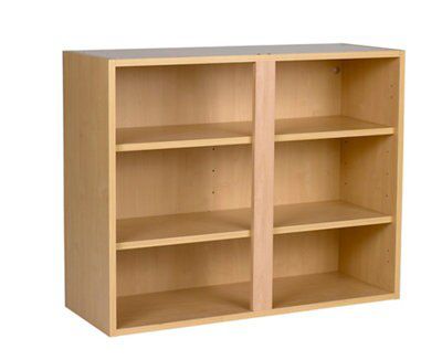 Cooke & Lewis Birch effect Standard Wall unit, (W)900mm (D)335mm