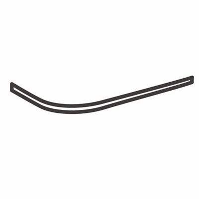 Cooke & Lewis Black star Curved worktop cap, (L)0.8m (W)6mm | DIY at B&Q