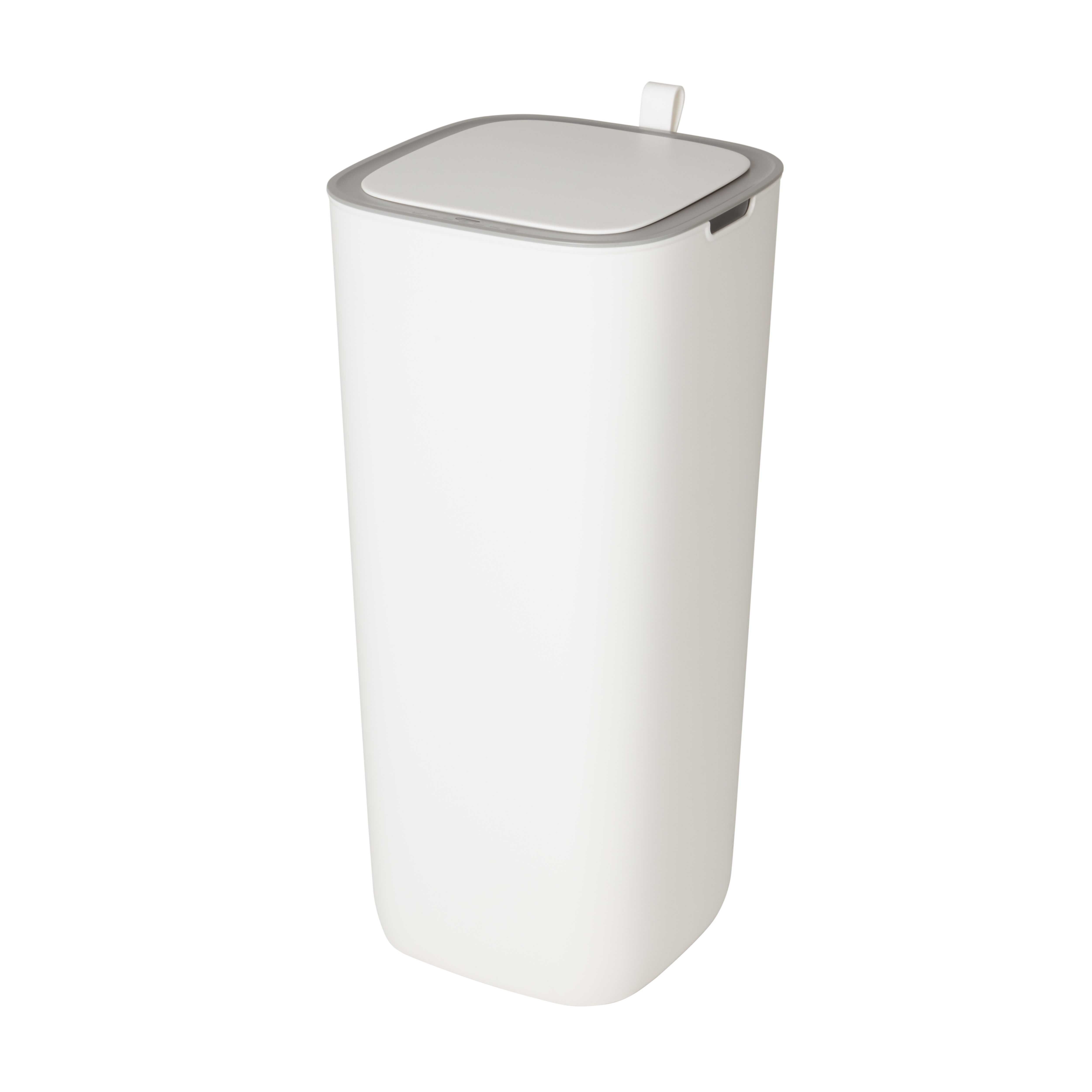 Cooke & Lewis Casetta Tall White Plastic Sensor Bin - 30L