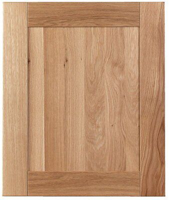 Cooke & Lewis Chesterton Solid Oak Country Standard Cabinet door (W ...