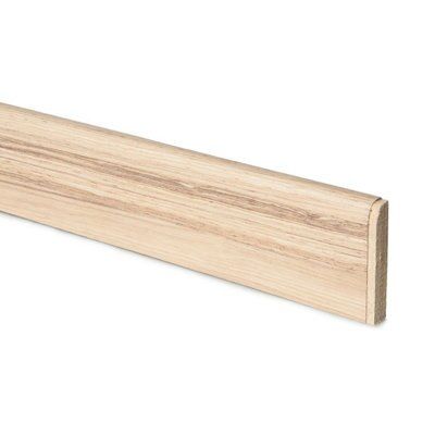 Cooke & Lewis Coco Bolo Wood effect Laminate & MDF Upstand (L)3050mm ...