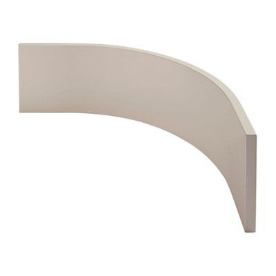 Cooke & Lewis Cream Curved Plinth