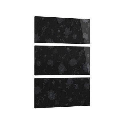 Cooke & Lewis Designer 3 drawer Gloss black Drawer front pack 446mm ...