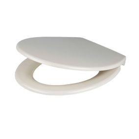 Cream wooden toilet seat store