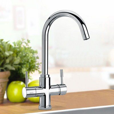 Cooke & Lewis Fontanne Chrome effect Filter tap