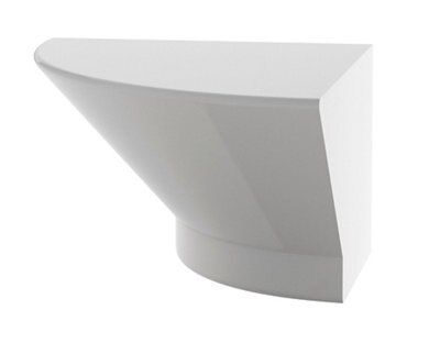 Cooke & Lewis Gloss White Kitchen cornice corner, (W)119mm | DIY at B&Q