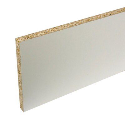 Cooke & Lewis Ivory Straight Plinth, (L)2400mm