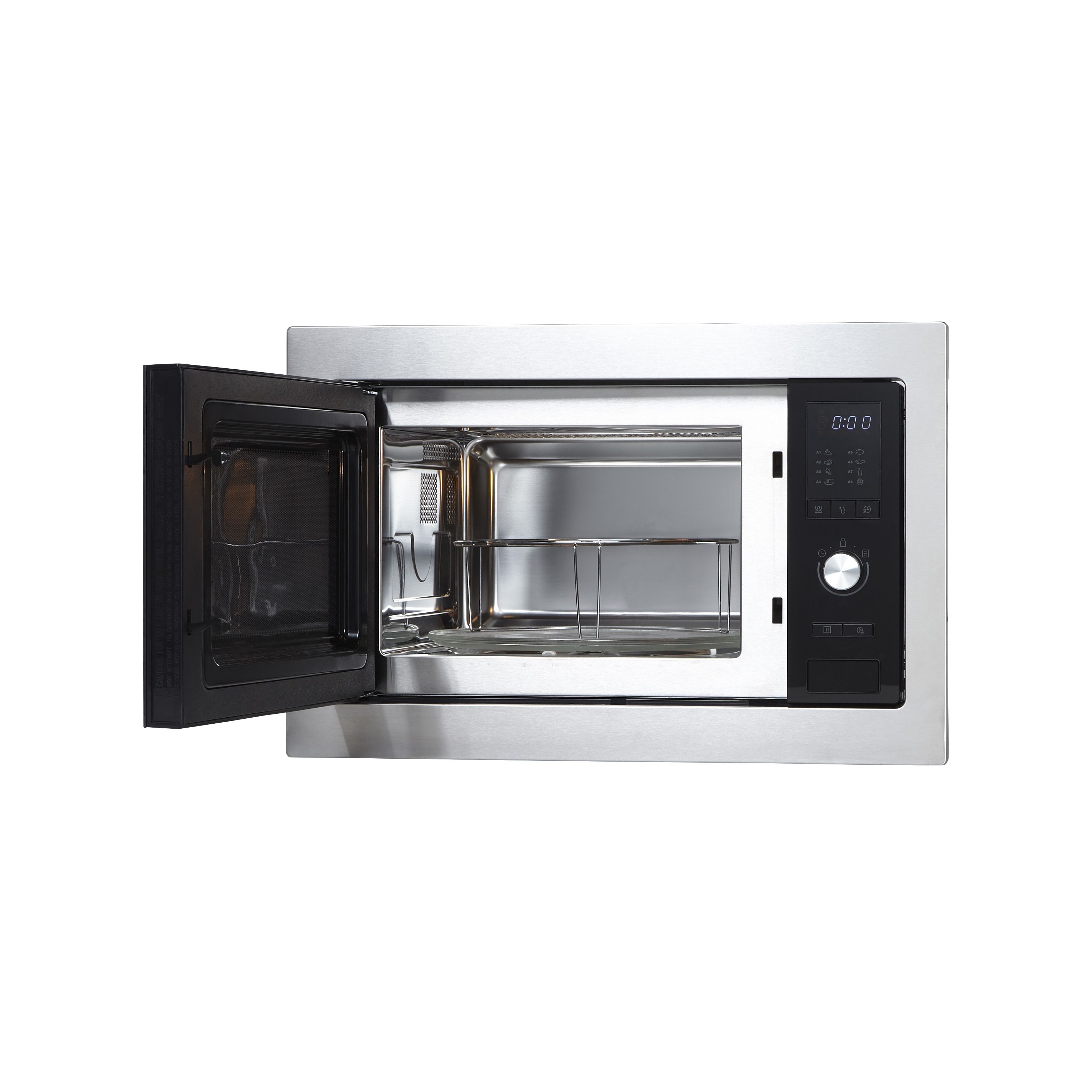 Cooke & Lewis Kitchen appliances CLBIMW25LUKa 25L Built-in Microwave ...