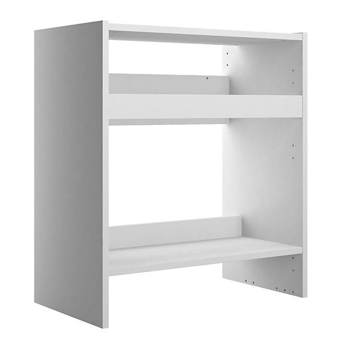 Cooke & Lewis Marletti Gloss White Freestanding Toilet cabinet (H)852mm ...