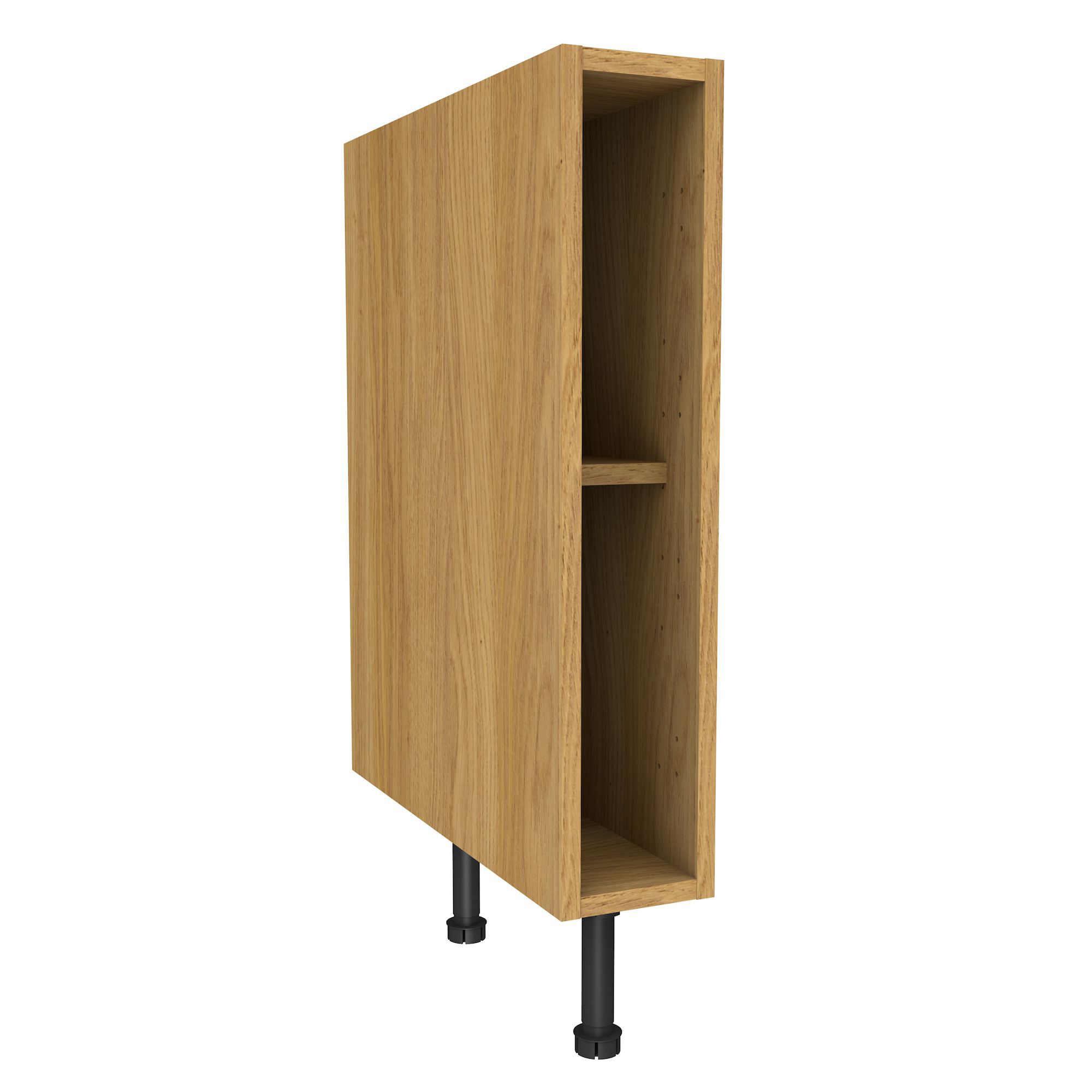 Cooke & Lewis Oak effect Standard Base cabinet, (W)150mm | DIY at B&Q