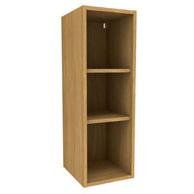 Cooke & Lewis Oak effect Tall Standard Wall cabinet, (W)300mm (D)335mm ...