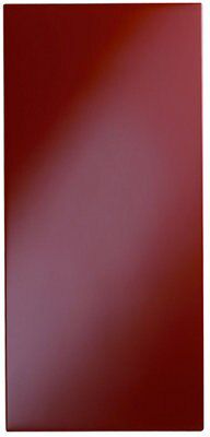 Cooke & Lewis Raffello High Gloss Red Gloss red Slab Cabinet door (W ...