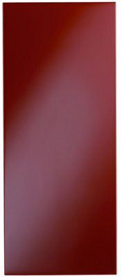 Cooke & Lewis Raffello High Gloss Red Gloss red Slab Standard Cabinet ...