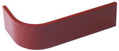 Cooke & Lewis Red Curved Plinth, (L)750mm