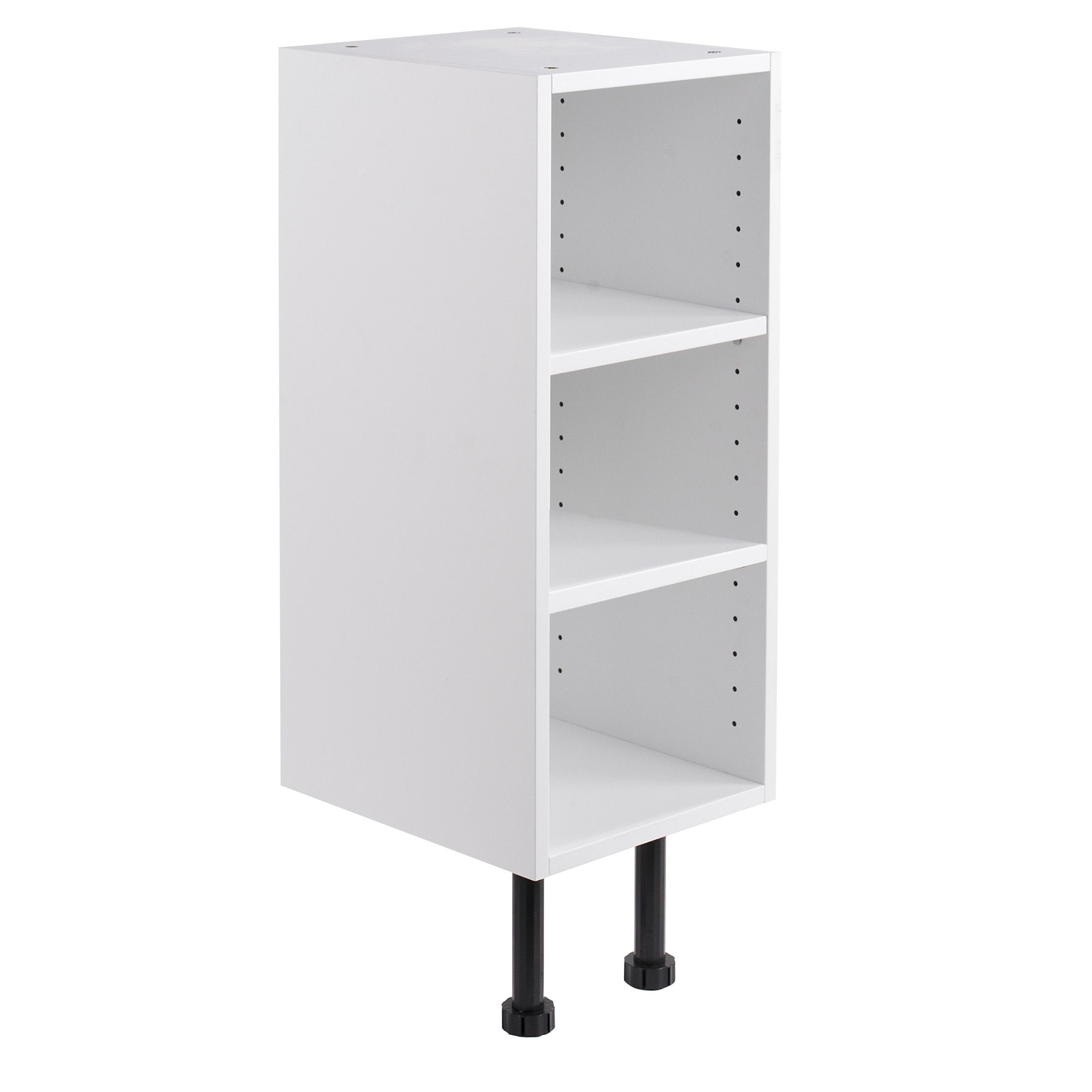 Cooke & Lewis Santini Gloss White 3 drawer Base unit (W)300mm (H)852mm ...