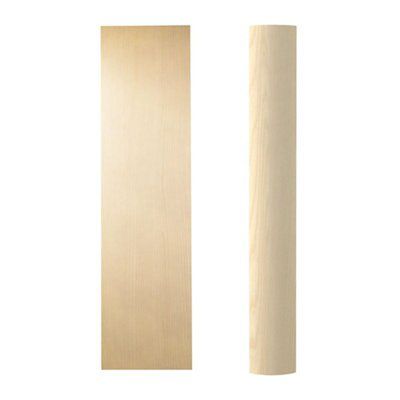 Cooke & Lewis Solid Ash Pilaster, (H)1342mm (W)70mm | DIY at B&Q