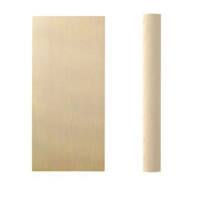 Cooke & Lewis Solid Ash Pilaster, (H)757mm (W)70mm | DIY at B&Q