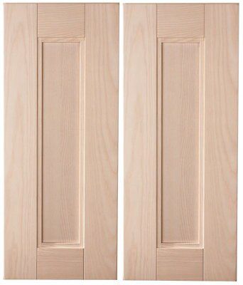 Cooke & Lewis Solid Ash Solid Ash Tall corner Cabinet door (W)250mm (H ...